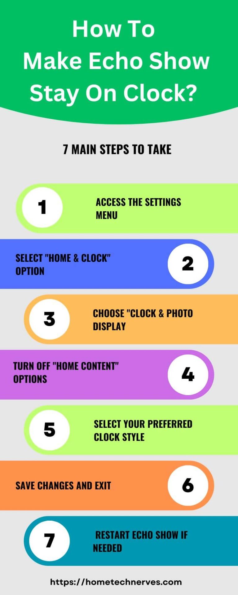 How To Make Echo Show Stay On Clock - 7 Easy Tips!